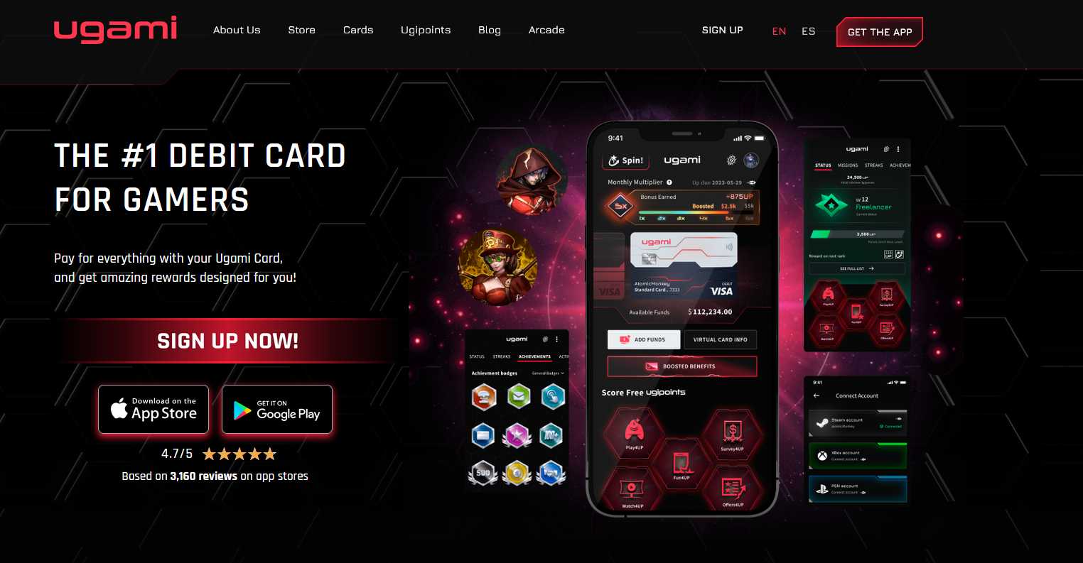 Obtén recompensas gratis usando esta Tarjeta de Débito Gamer de Ugami ...